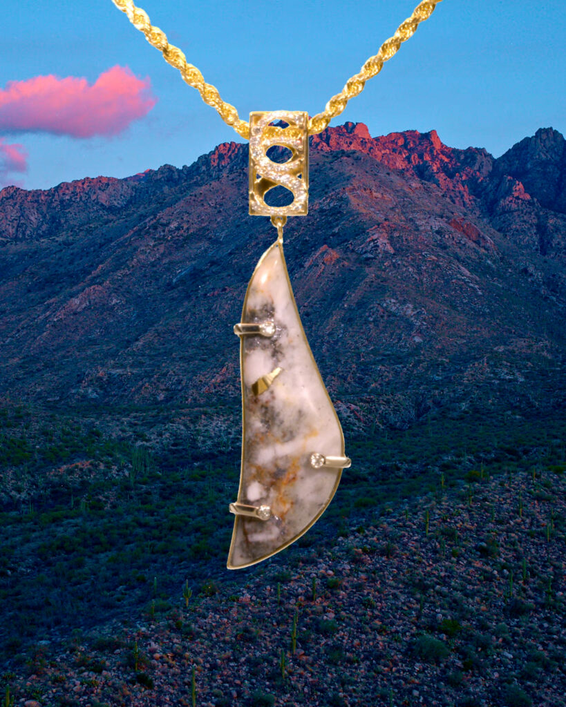 83.65Ct Cody Stone 14K Yellow Gold Natural Diamond Necklace - Cody ...